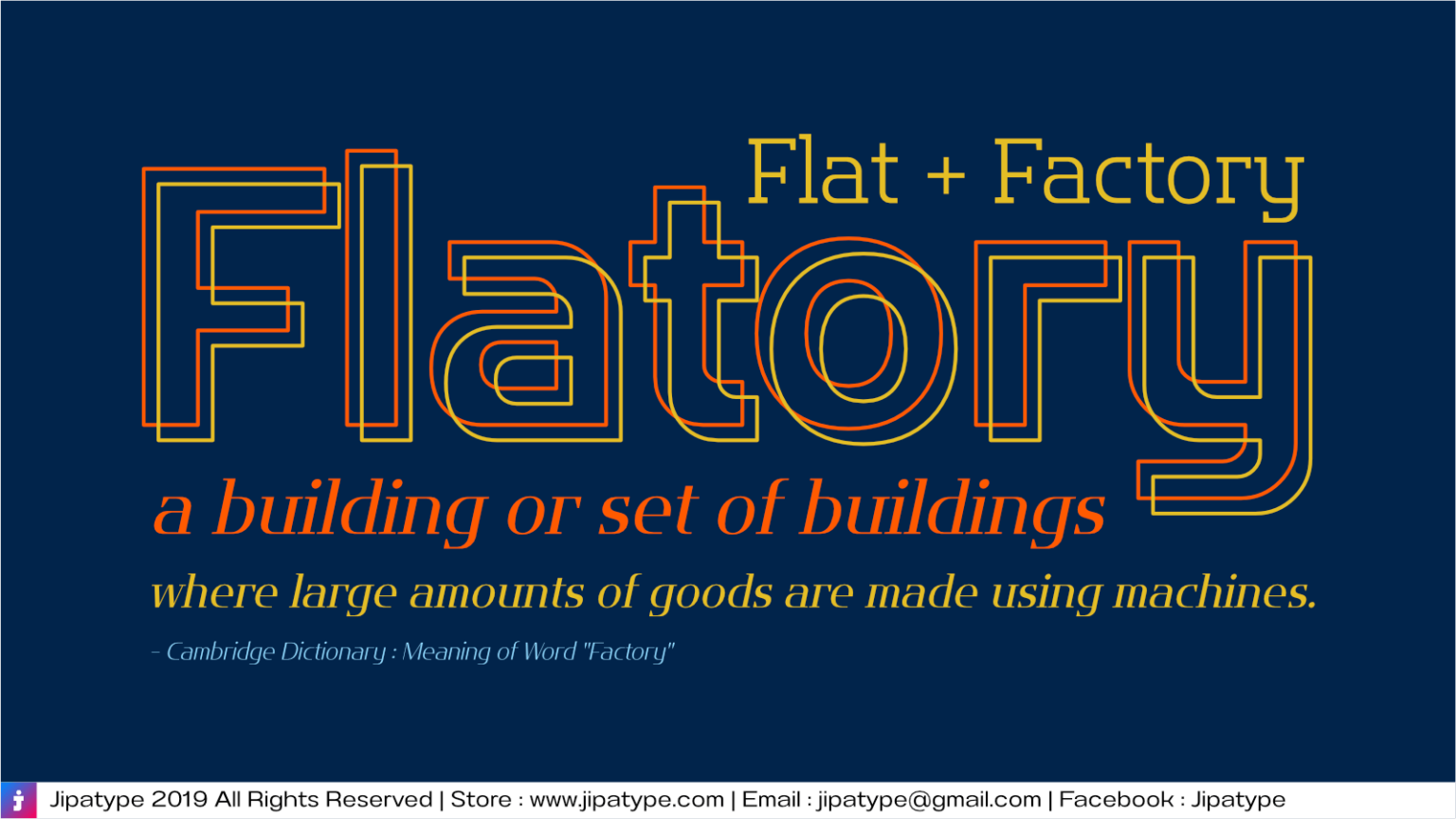 ฟอนต์.คอม » แฟลทอรี่ (Flatory)