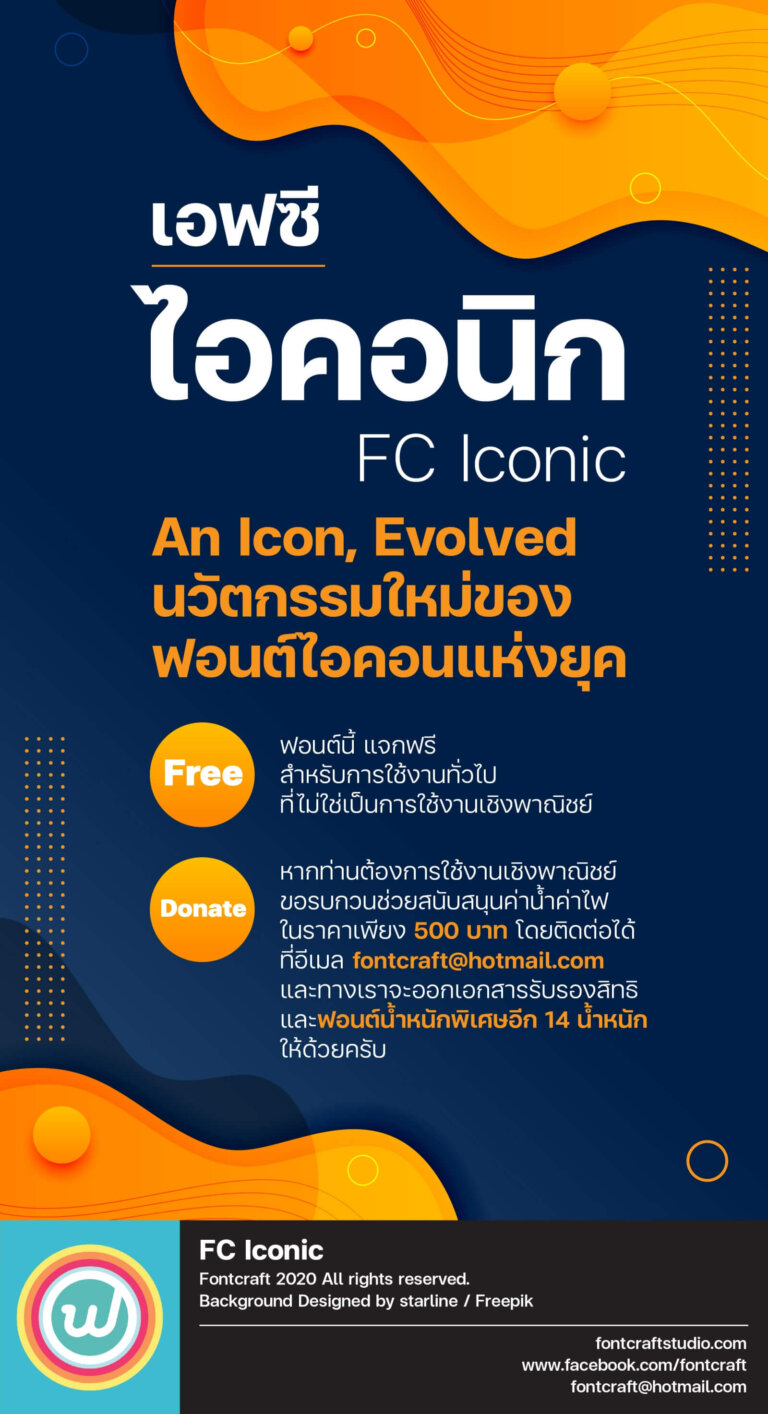 เอฟซี ไอคอนิก (FC Iconic) – ฟอนต์.คอม
