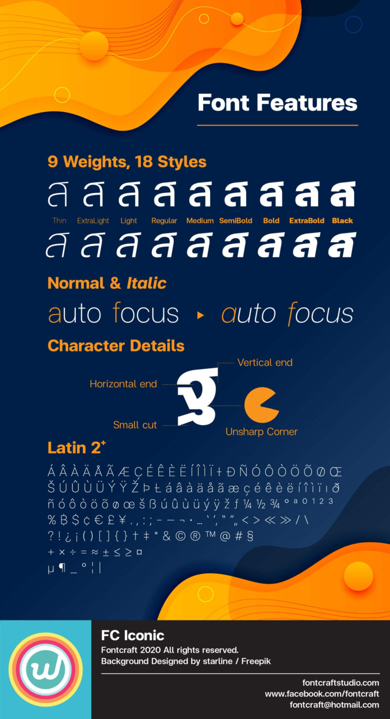 เอฟซี ไอคอนิก (FC Iconic) – ฟอนต์.คอม