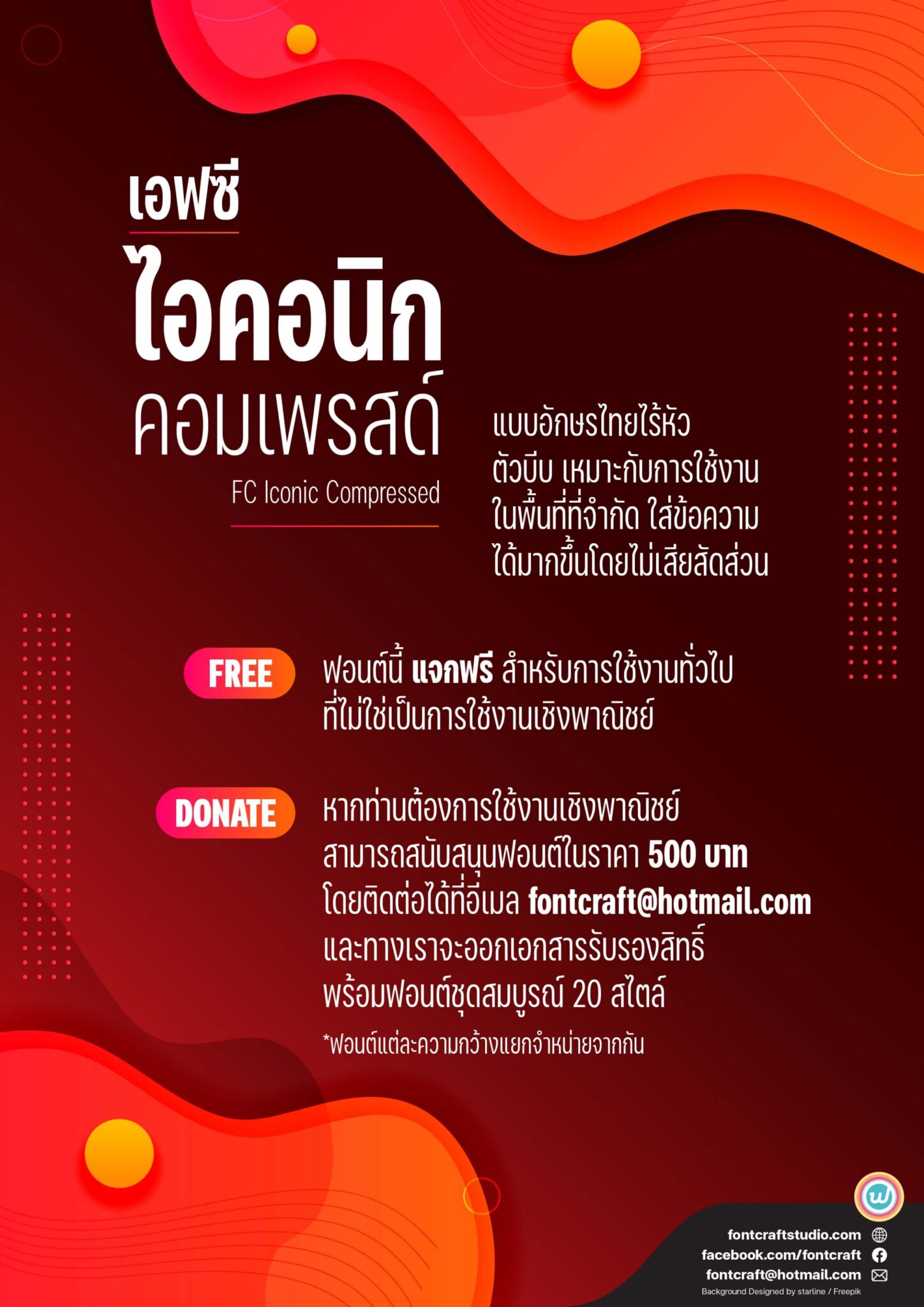 เอฟซี ไอคอนิก คอมเพรสด์ (FC Iconic Compressed) – ฟอนต์.คอม