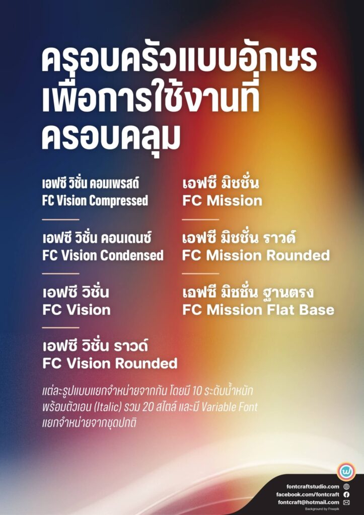 เอฟซี วิชั่น คอนเดนซ์ (FC Vision Condensed) – ฟอนต์.คอม